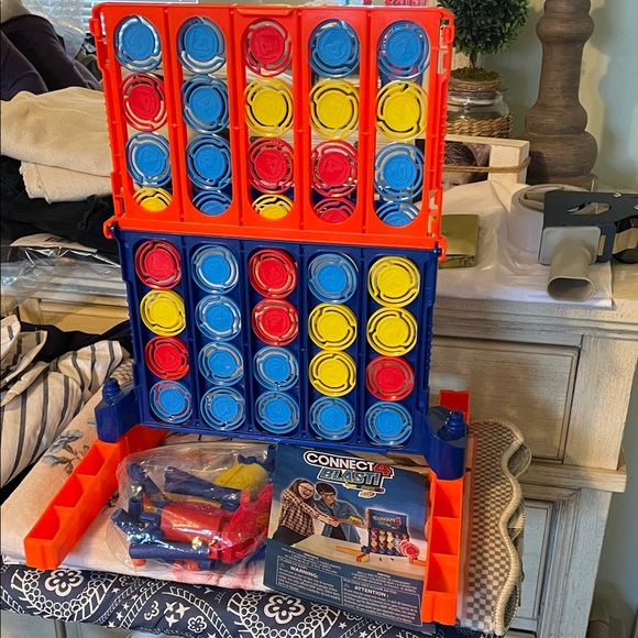 Nerf | Toys | Nerf Connect 4 Game Red Blue Yellow | Poshmark